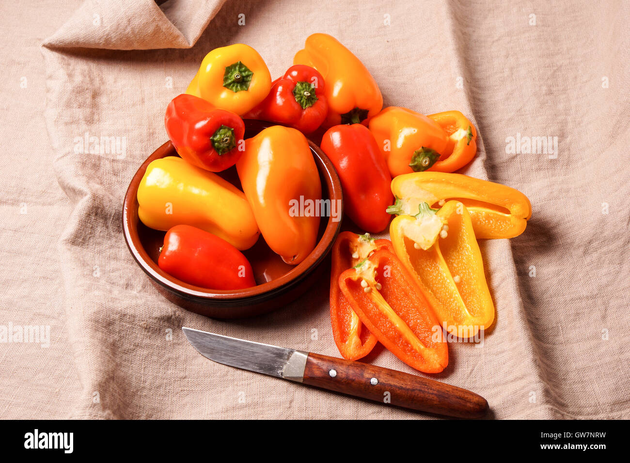 Small bell peppers hi-res stock photography and images - Alamy