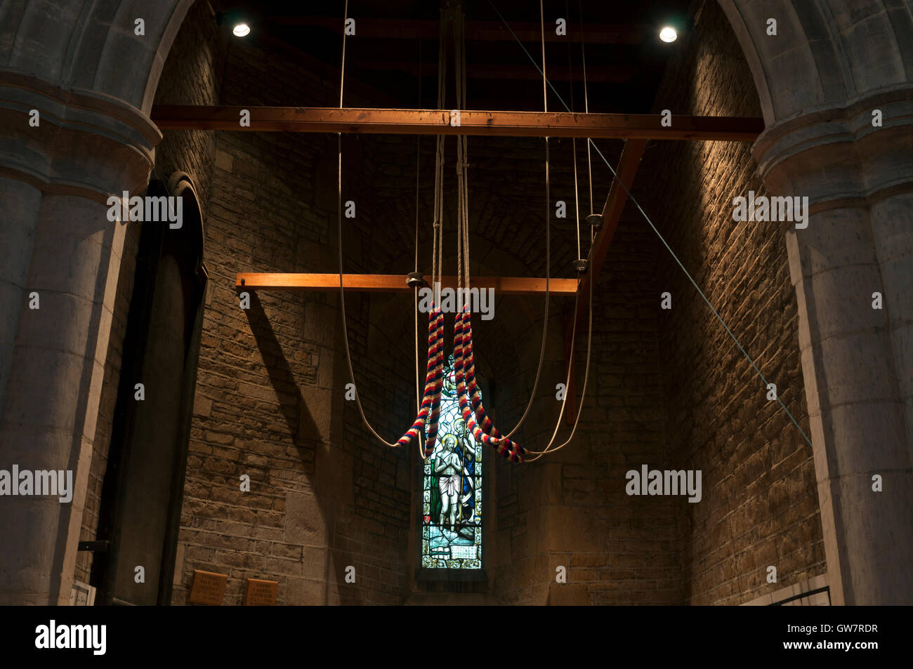Church bell ropes uk hi-res stock photography and images - Alamy