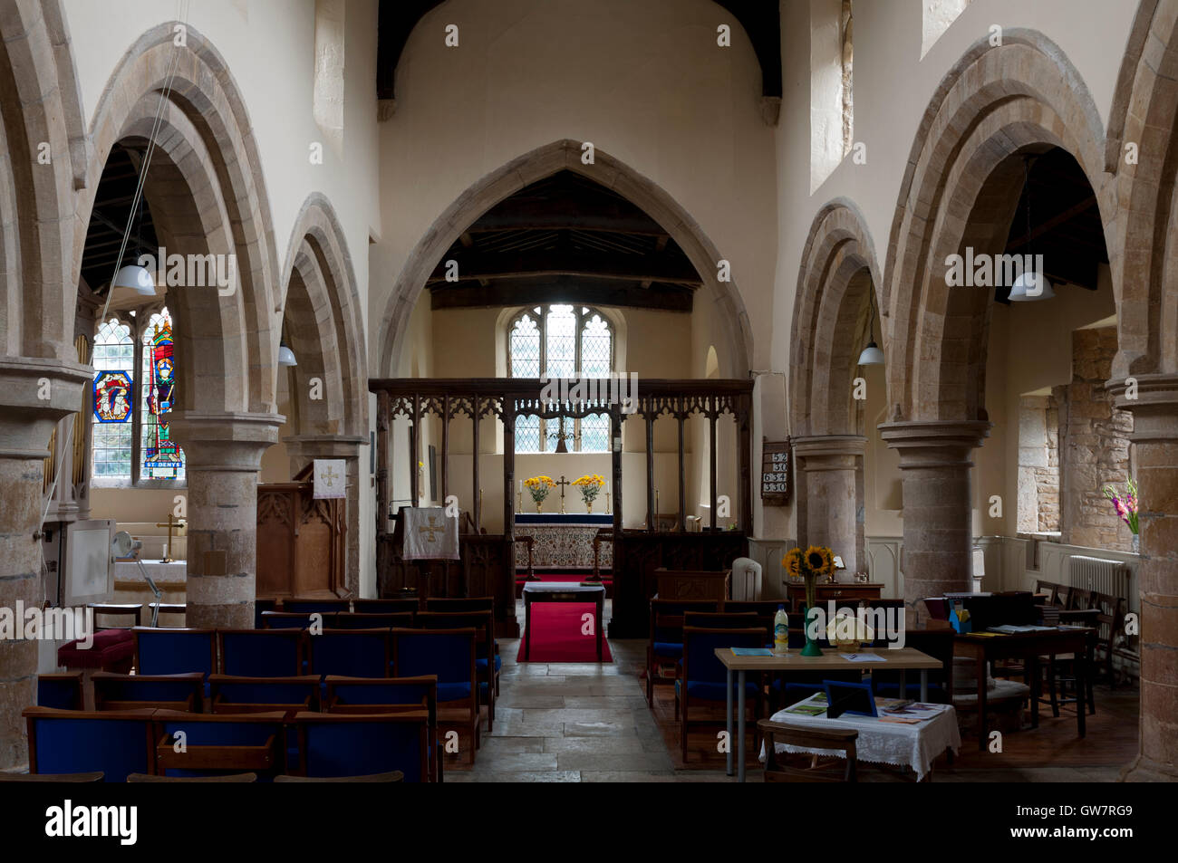 St. Denys Church, Eaton, Leicestershire, England, UK Stock Photo - Alamy