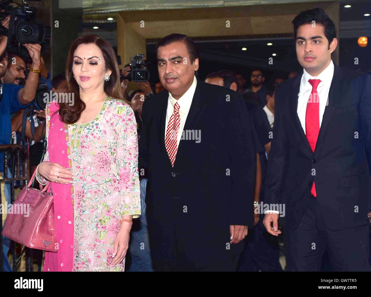 Reliance Industries Limited Chairman Mukesh Ambani Nita Ambani Akash Ambani Annual General ...