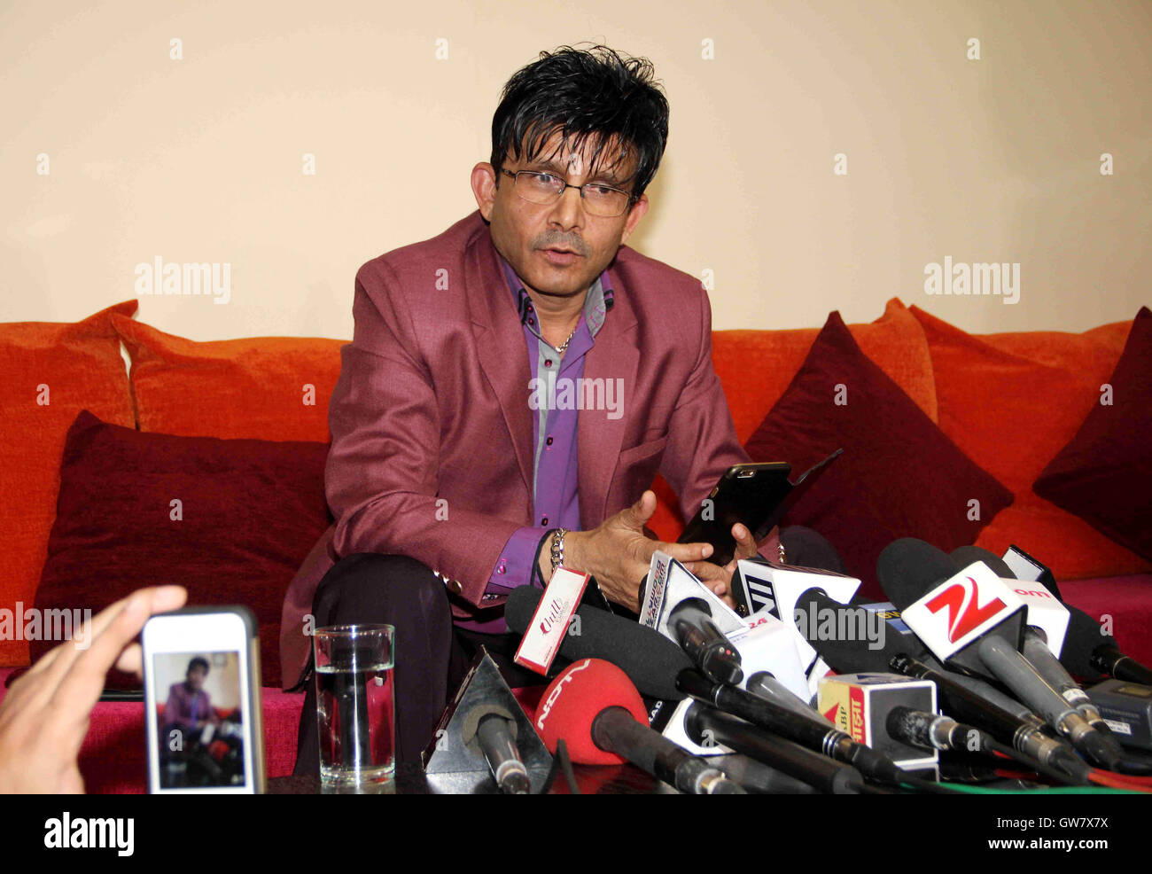 Bollywood actor filmmaker Kamaal Rashid Khan press conference ...