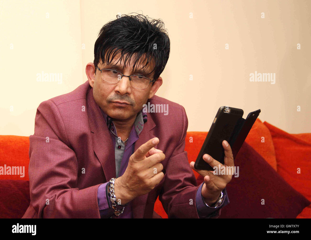 Bollywood actor filmmaker Kamaal Rashid Khan press conference ...