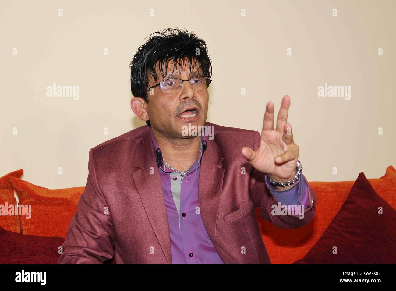 Bollywood actor filmmaker Kamaal Rashid Khan press conference ...