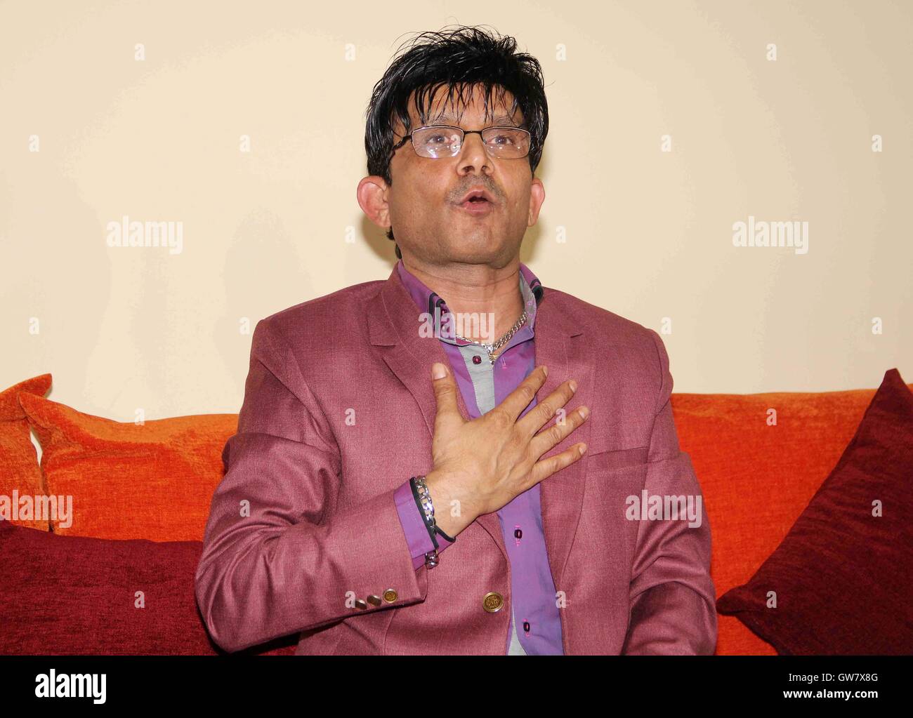 Bollywood actor filmmaker Kamaal Rashid Khan press conference ...