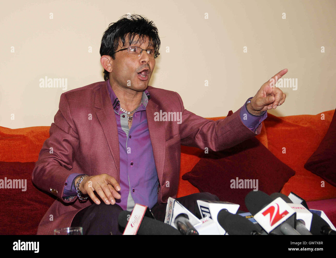 Bollywood actor filmmaker Kamaal Rashid Khan press conference ...