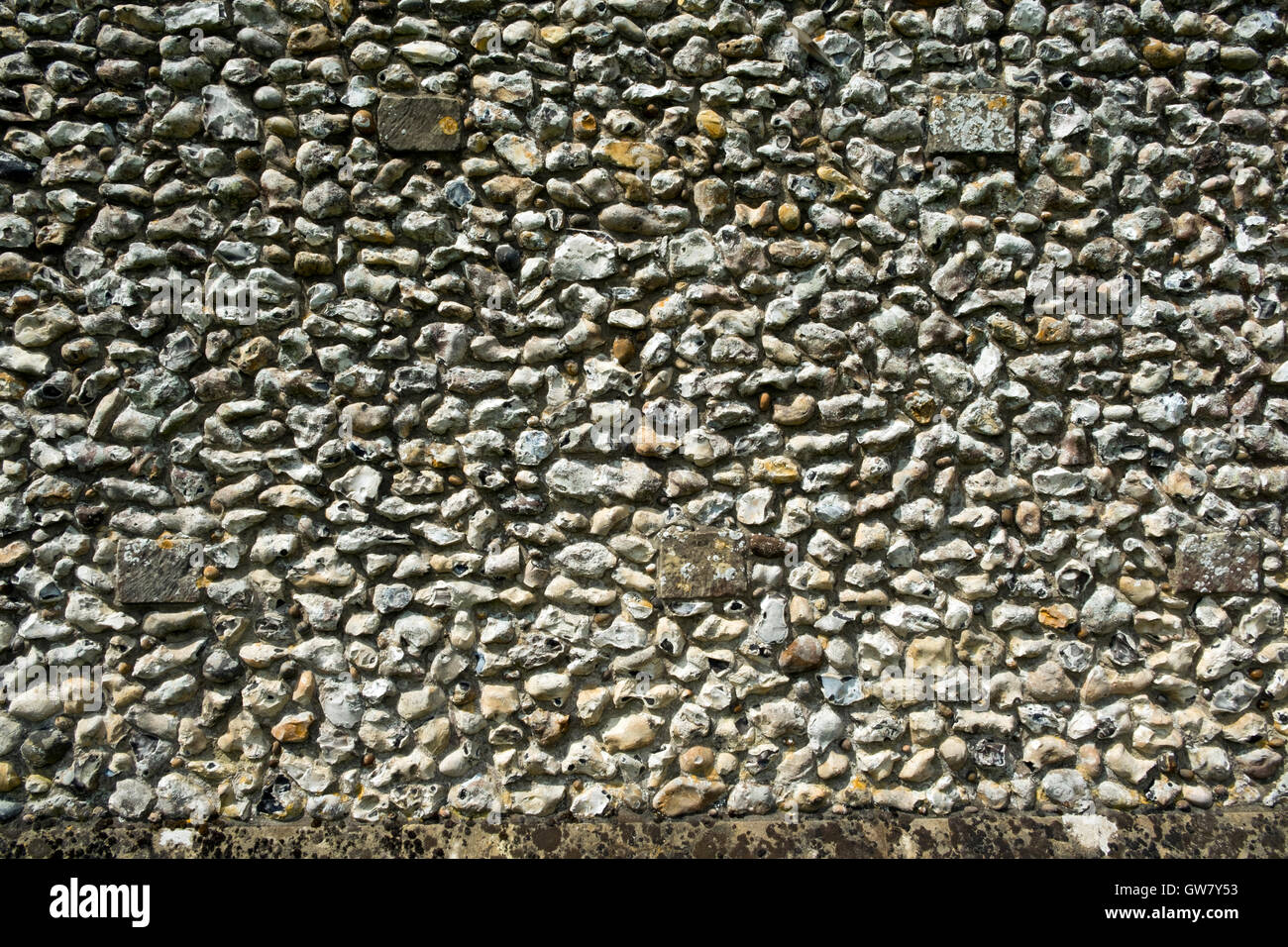 Flint stone wall texture textured hi-res stock photography and images ...