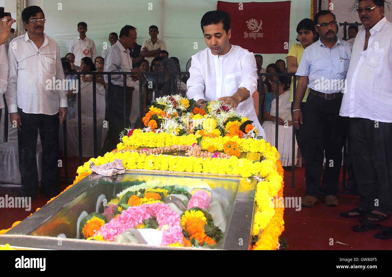 Nitesh Rane, Founder President, Swabhimaan Sanghatana, pay his last ...