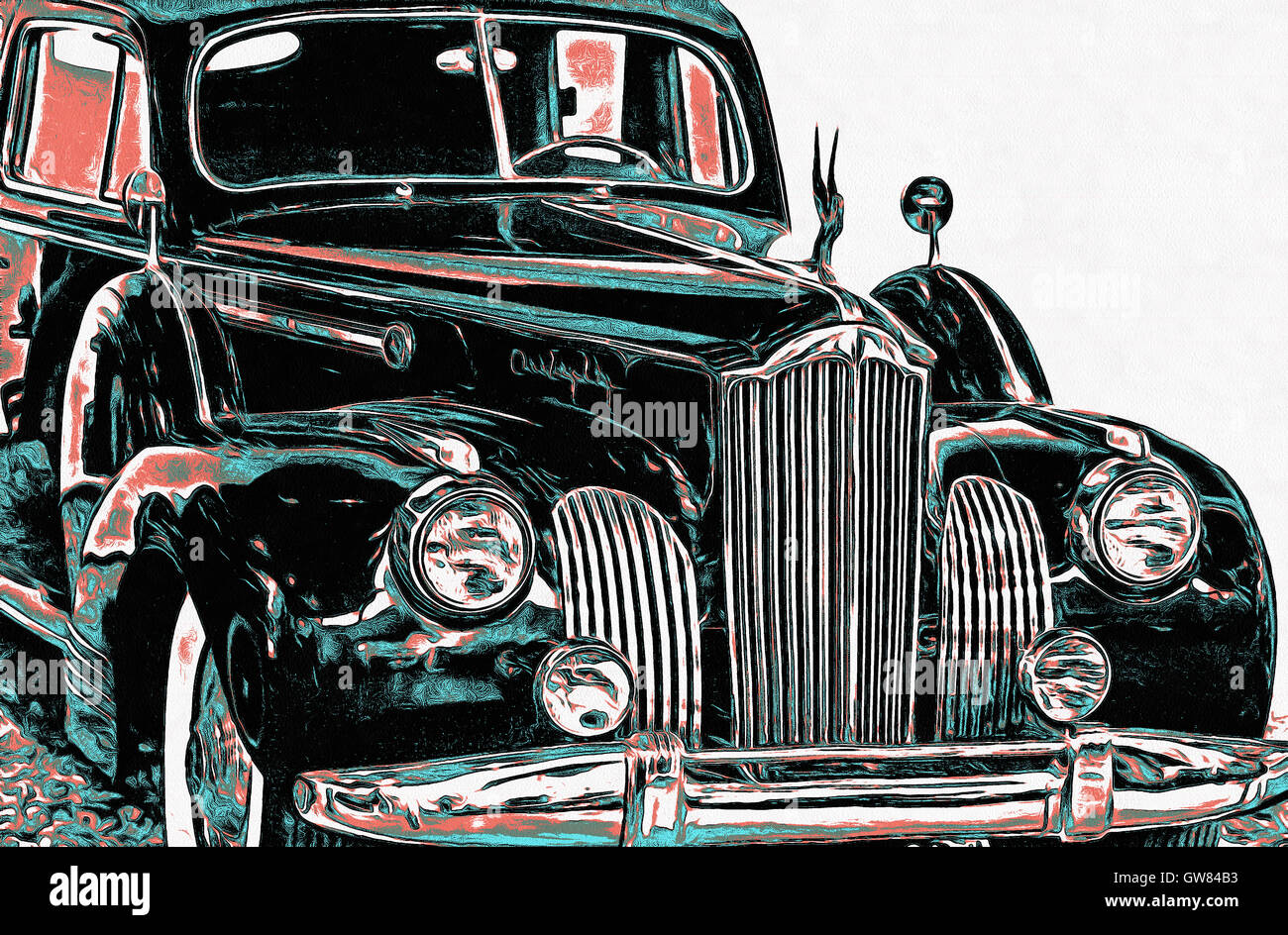 Сar Packard series 180, year of issue 1941, body type sedan, Packard ...