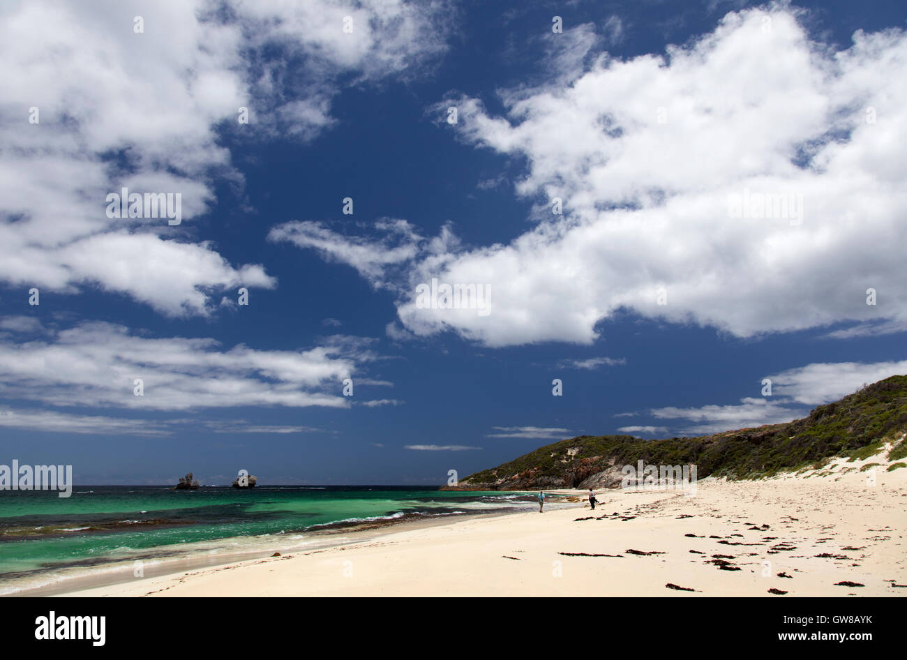The beach at Cosy Corner, a little south of Hamelin Bay, Western ...