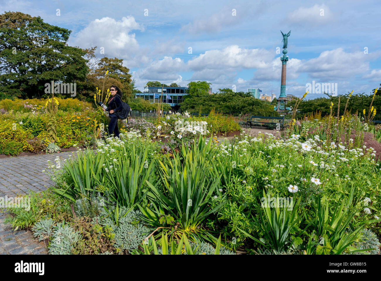 Copenhagen, Denmark, Scenic, Chinese Tourists Visiting Citadel Garden ...