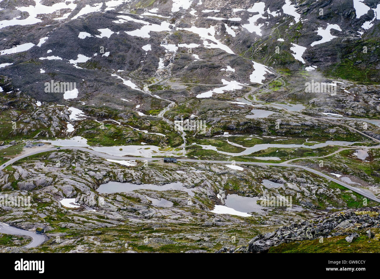 A view from Dalsnibba mountain. Geiranger fjord, Norway Stock Photo - Alamy
