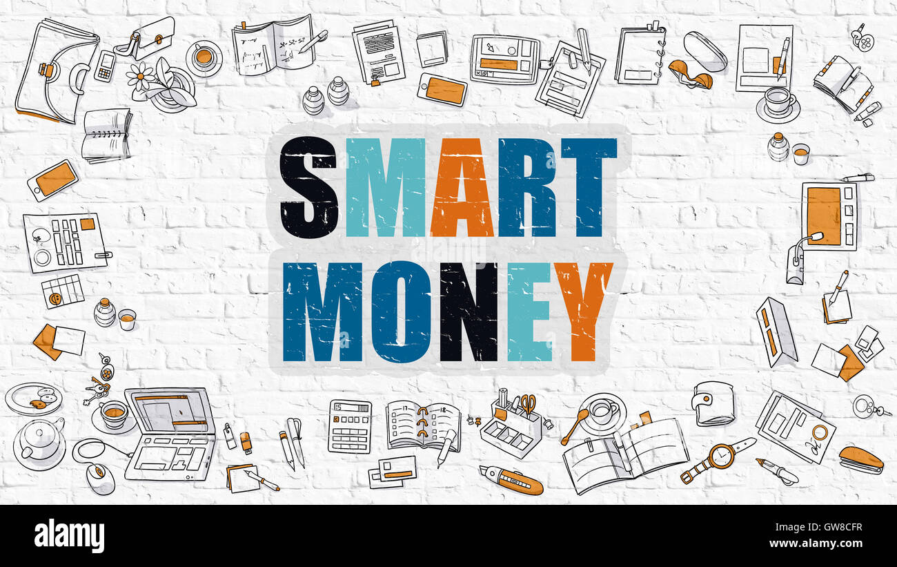 Smart Money Concept with Doodle Design Icons Stock Photo - Alamy
