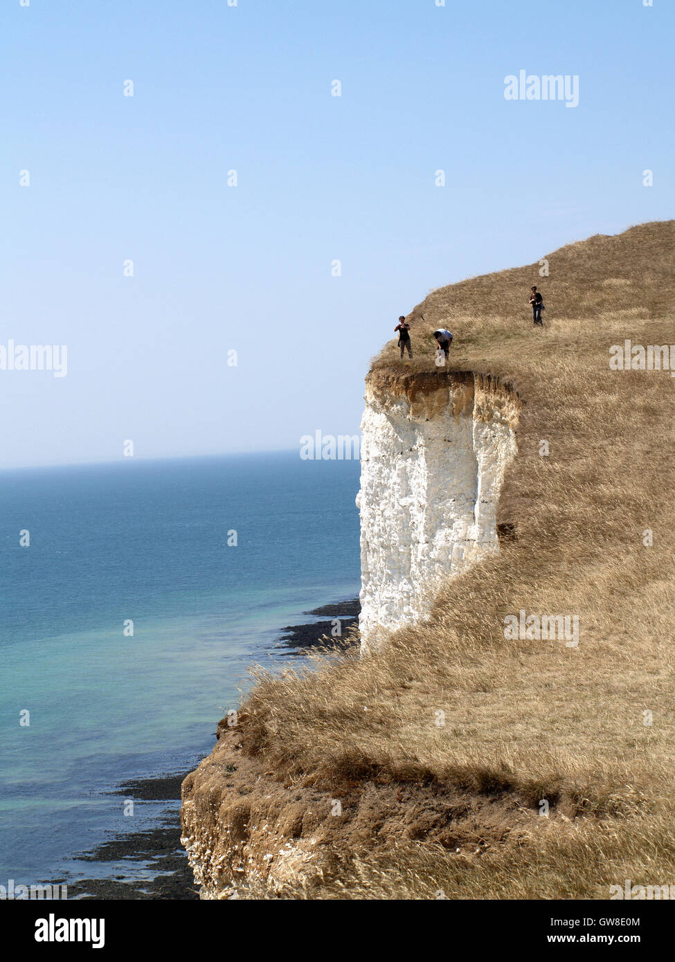 Beachy head is a chalk headland in southern england hi-res stock ...