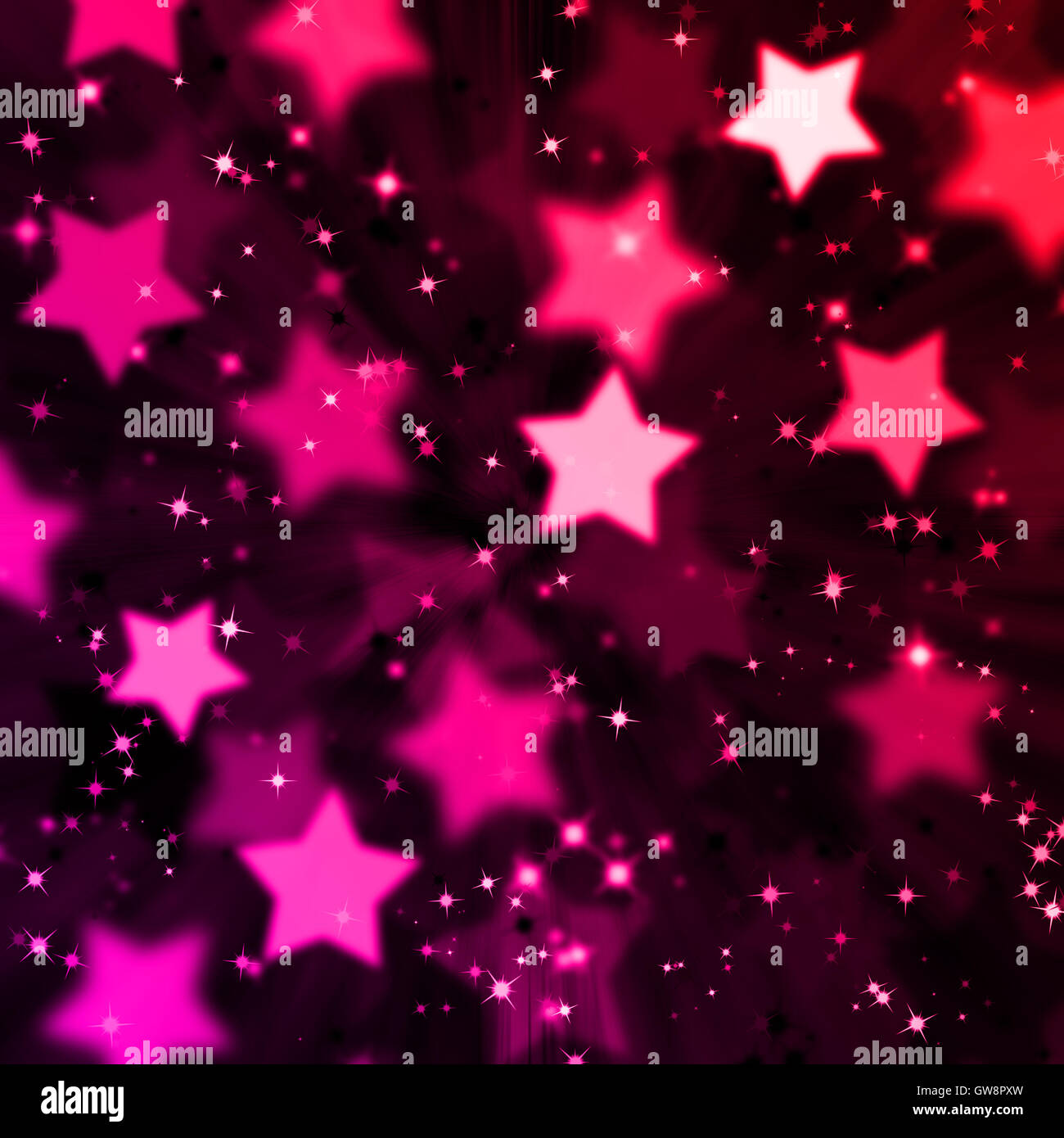 abstract magic star background Stock Photo - Alamy