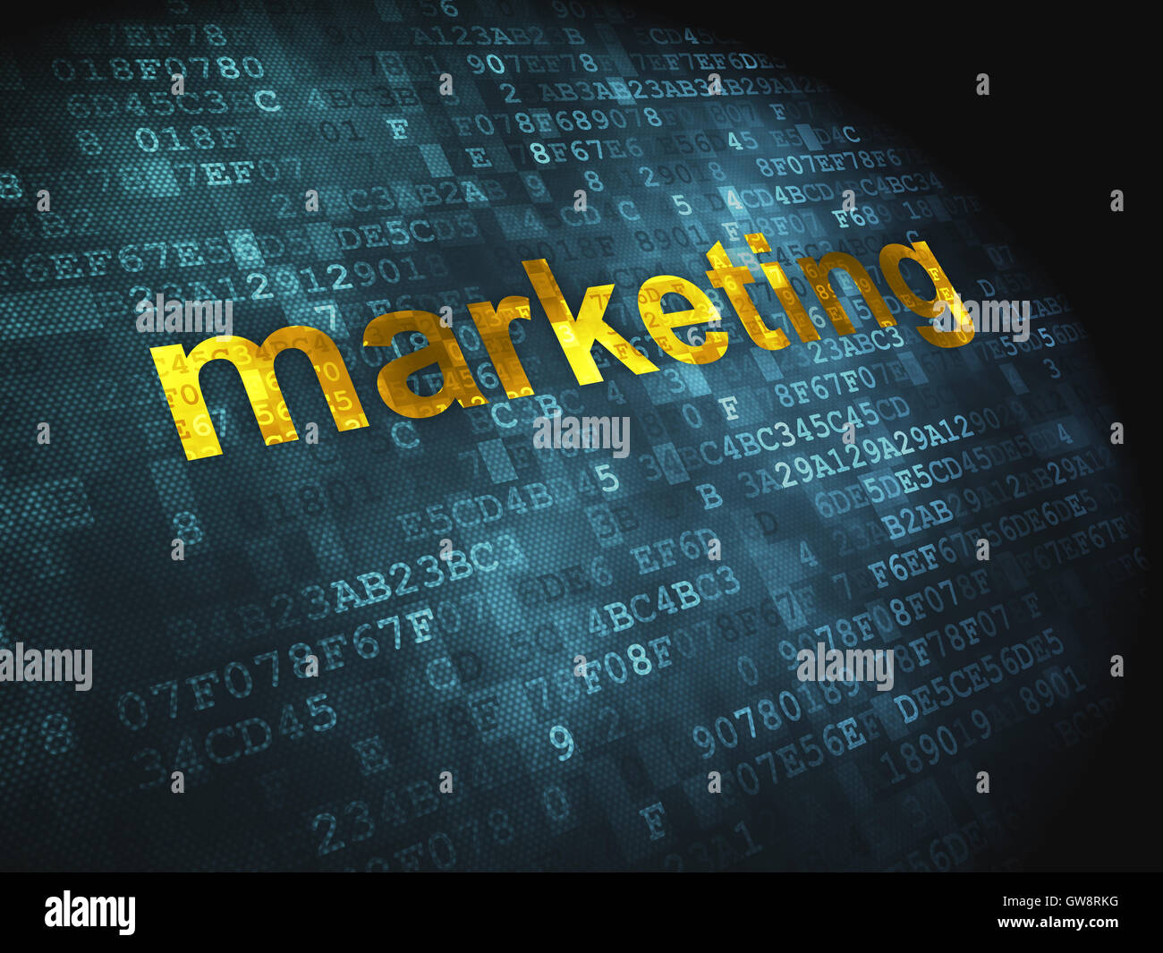 Marketing concept: Marketing on digital background Stock Photo - Alamy