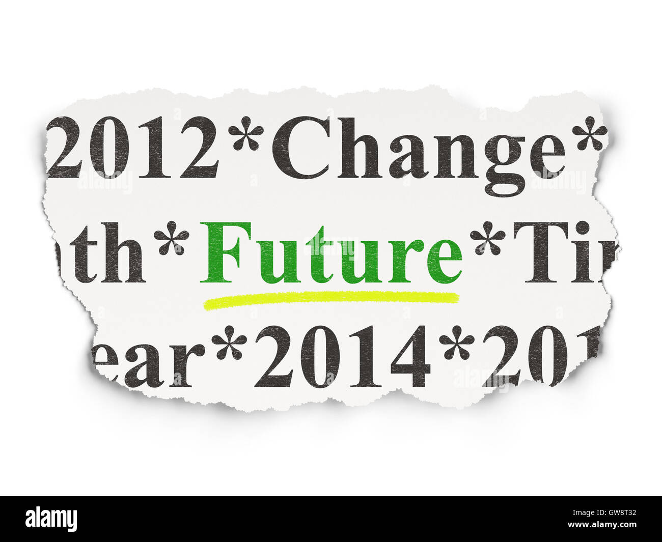 Timeline concept: Future on Paper background Stock Photo - Alamy