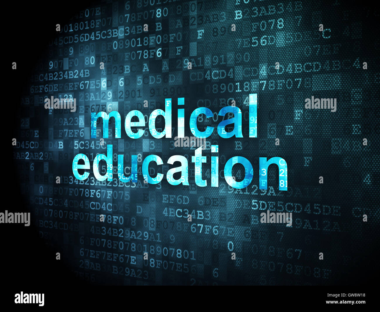 Education concept: Medical Education on digital background Stock Photo ...