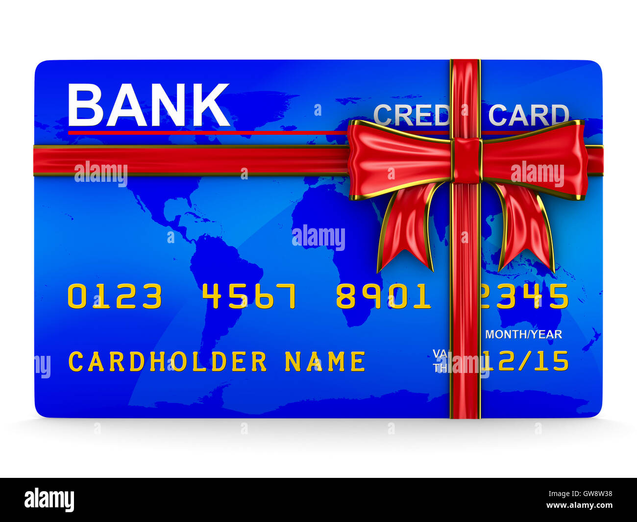Credit card bow ribbon hi-res stock photography and images - Alamy