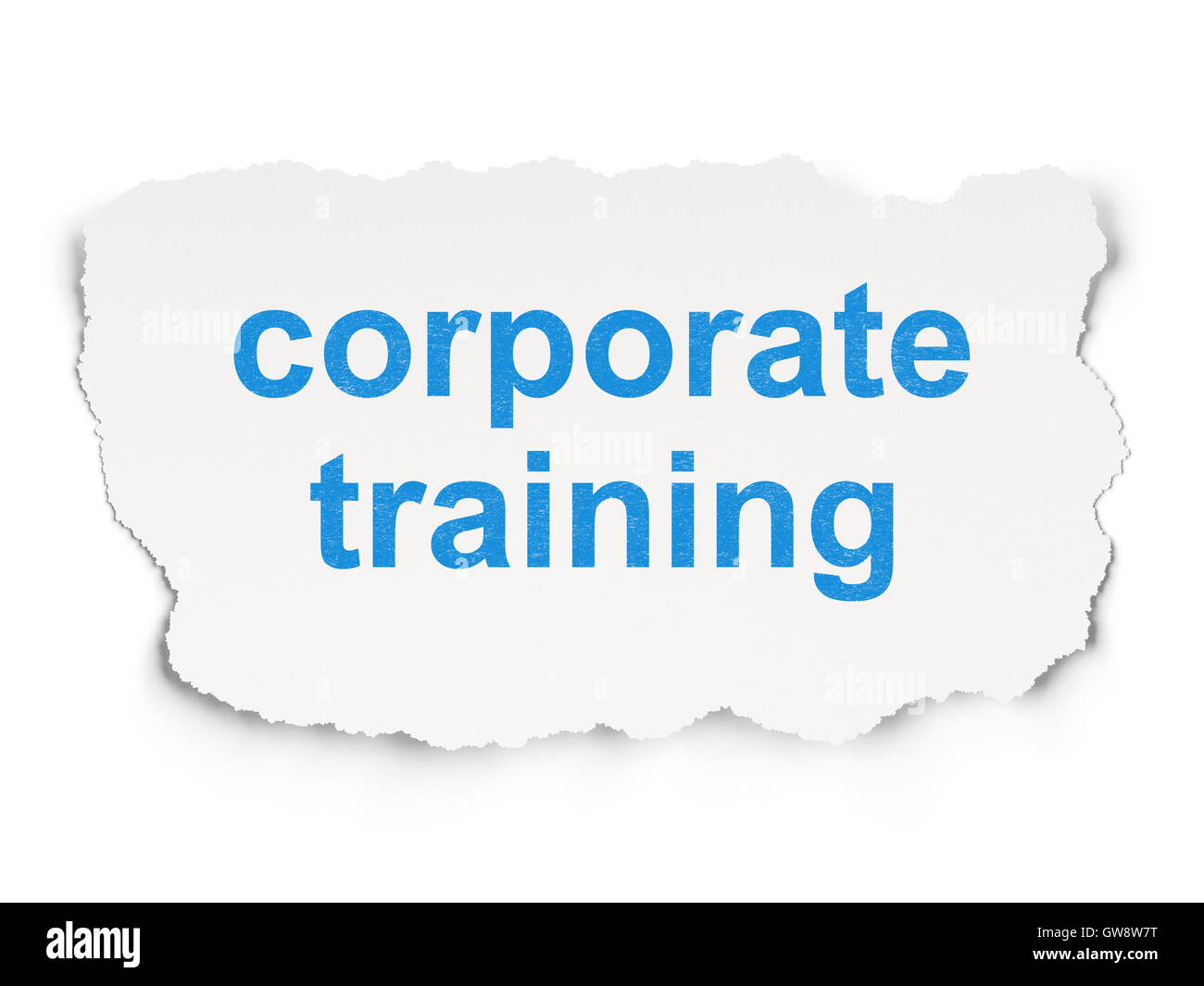 Education concept: Corporate Training on Paper background Stock Photo ...
