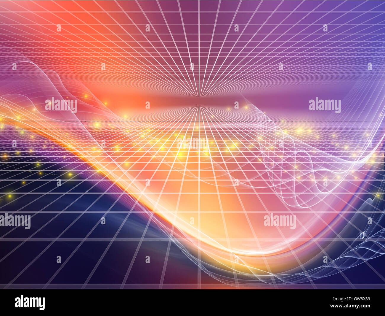 Fractal Realms Visualization Stock Photo - Alamy