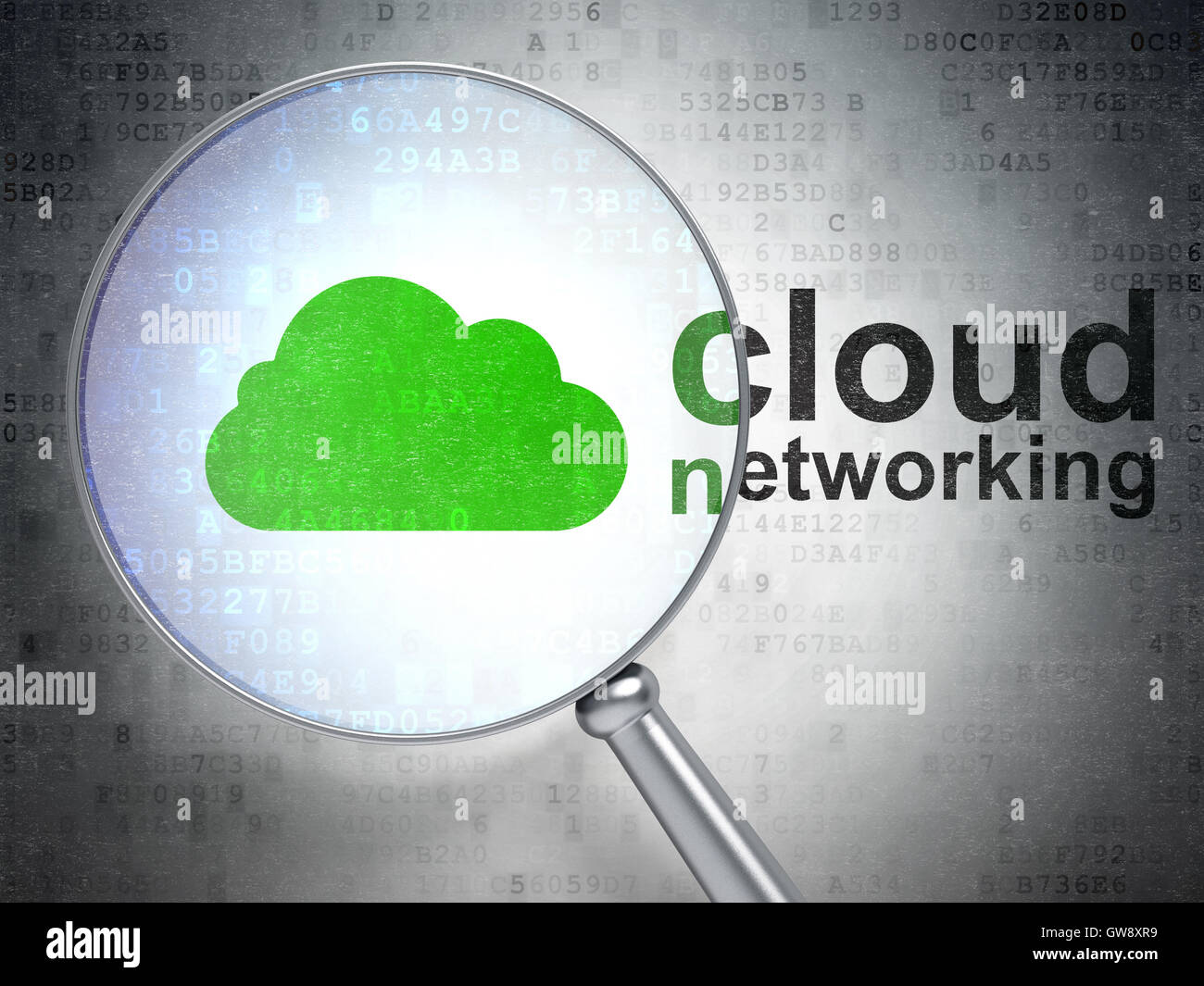 Cloud computing concept: Cloud and Cloud Networking with optical Stock ...
