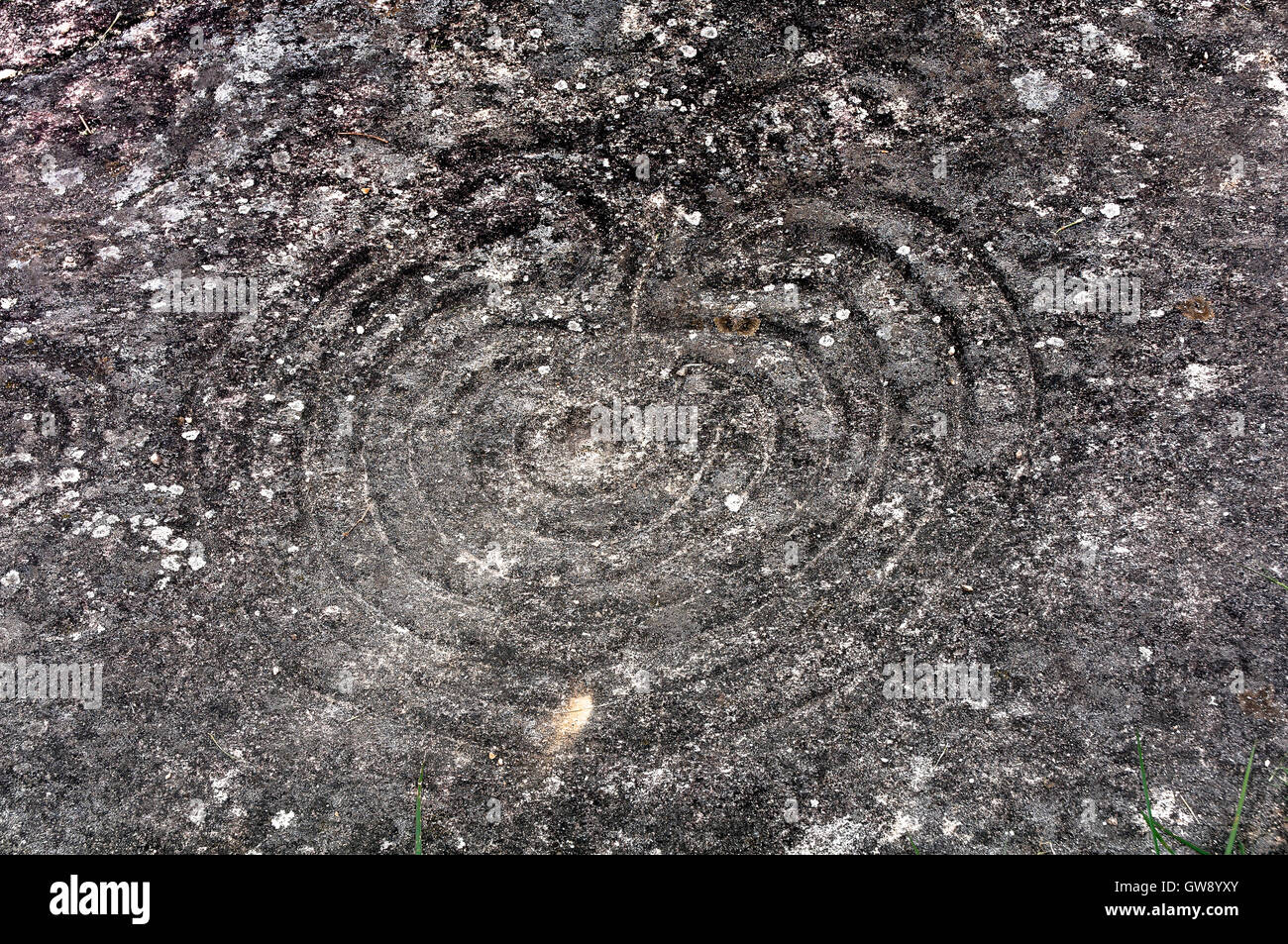 Petroglyphs of Mogor- from 3000 to 2000 BC, Marin, Pontevedra province ...