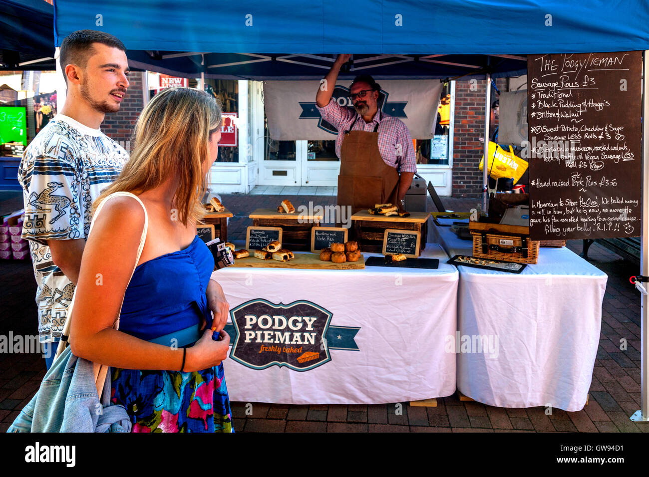 Market high street hi-res stock photography and images - Alamy