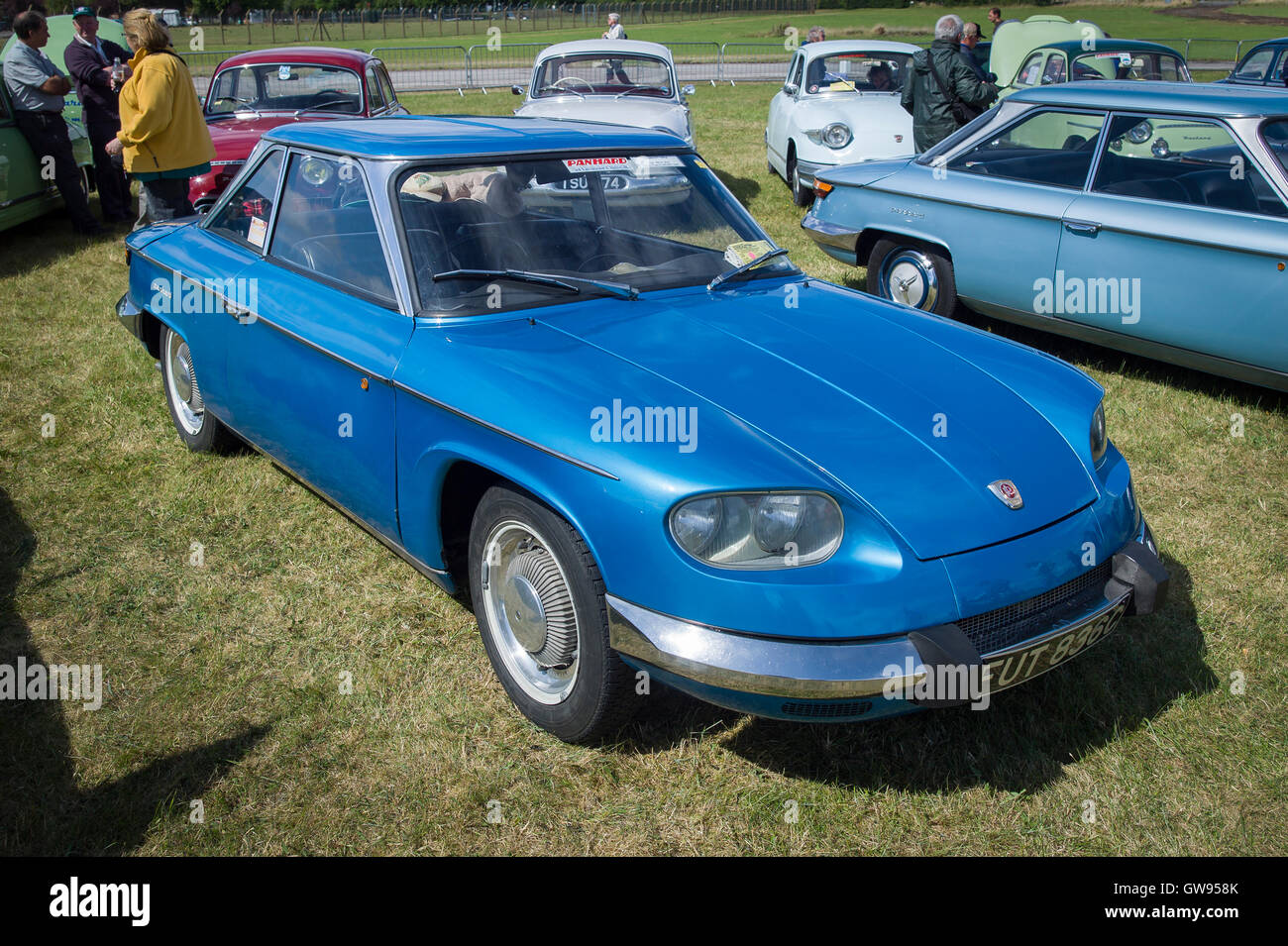 A French Panhard 24CT saloon car at an English show Stock Photo - Alamy