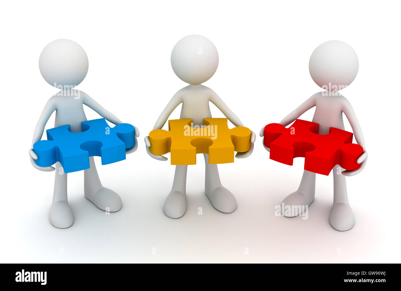 Teamwork puzzle hi-res stock photography and images - Alamy