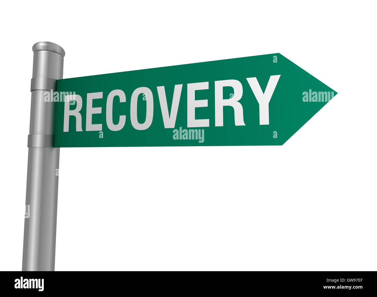 Recession recovery sign hi-res stock photography and images - Alamy