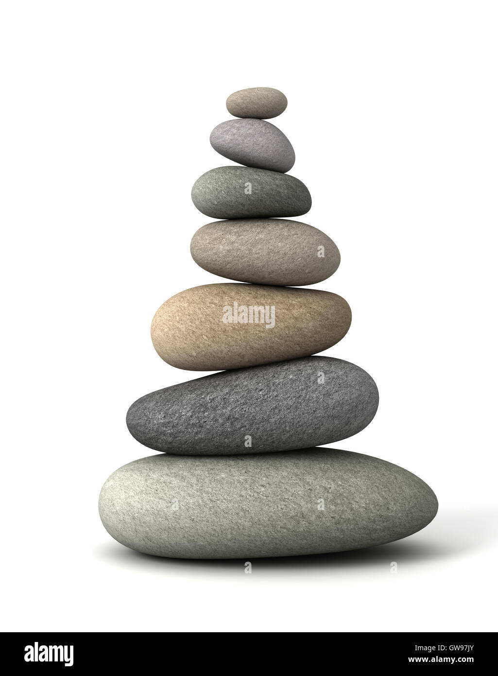 Sea stack illustration Cut Out Stock Images & Pictures - Alamy