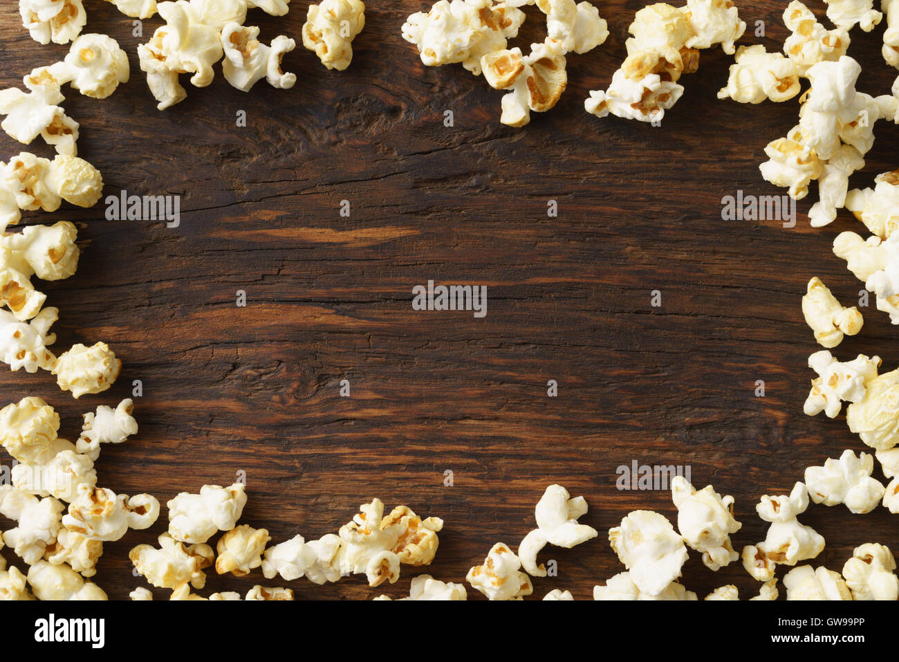 Frame of popcorn Stock Photo - Alamy