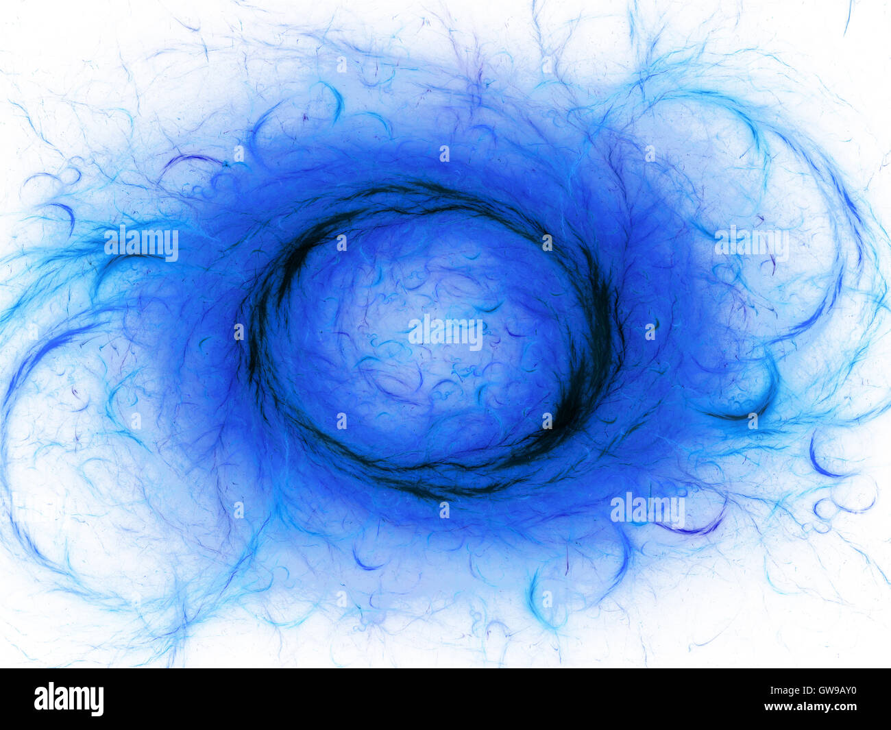 Negative energy fractal, computer generated abstract background Stock ...