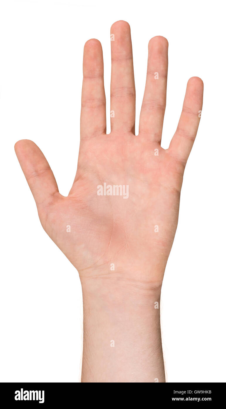 Man skin palm hi-res stock photography and images - Alamy