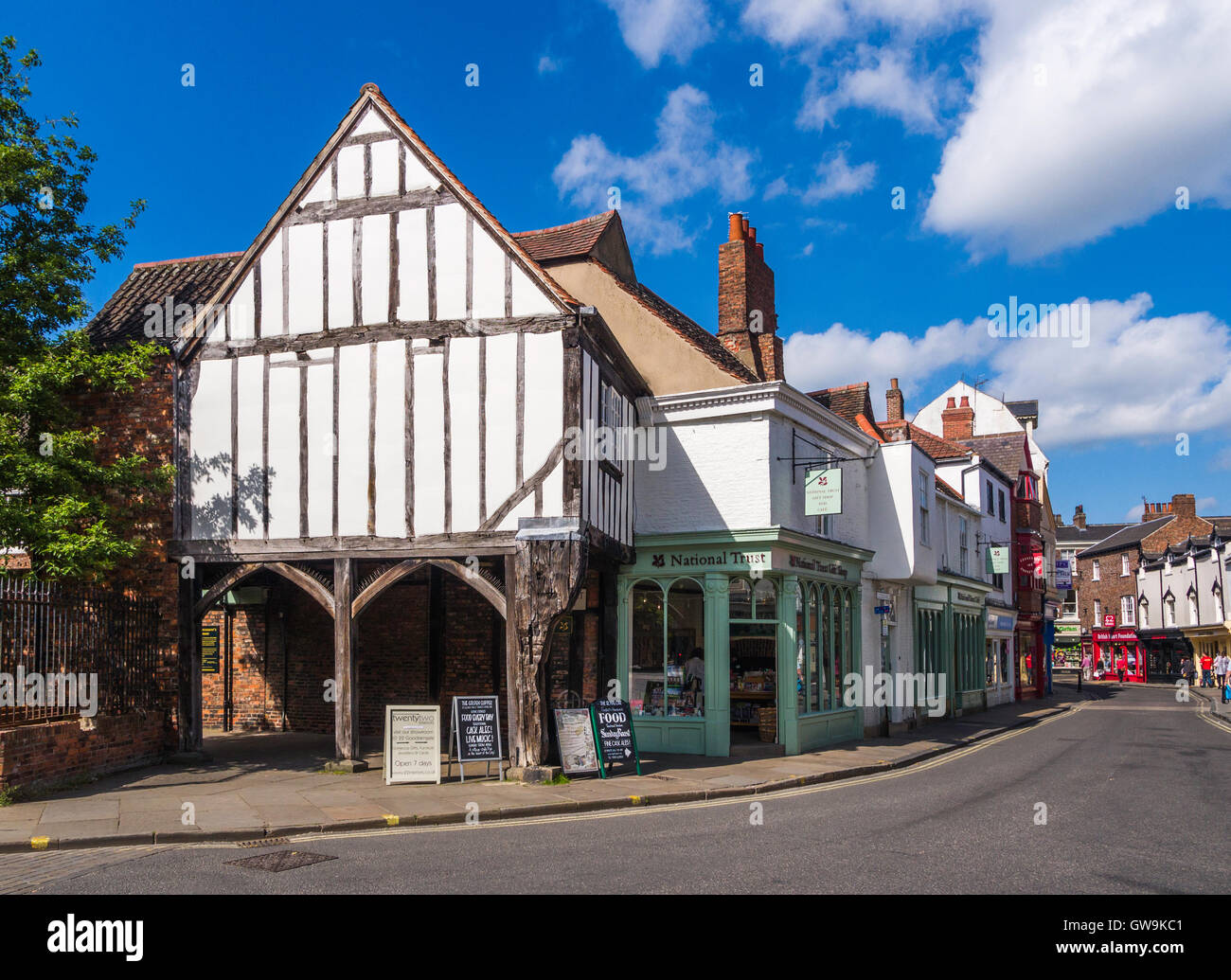 Historic National Trust shop in Goodramgate, sells gifts, cards and ...