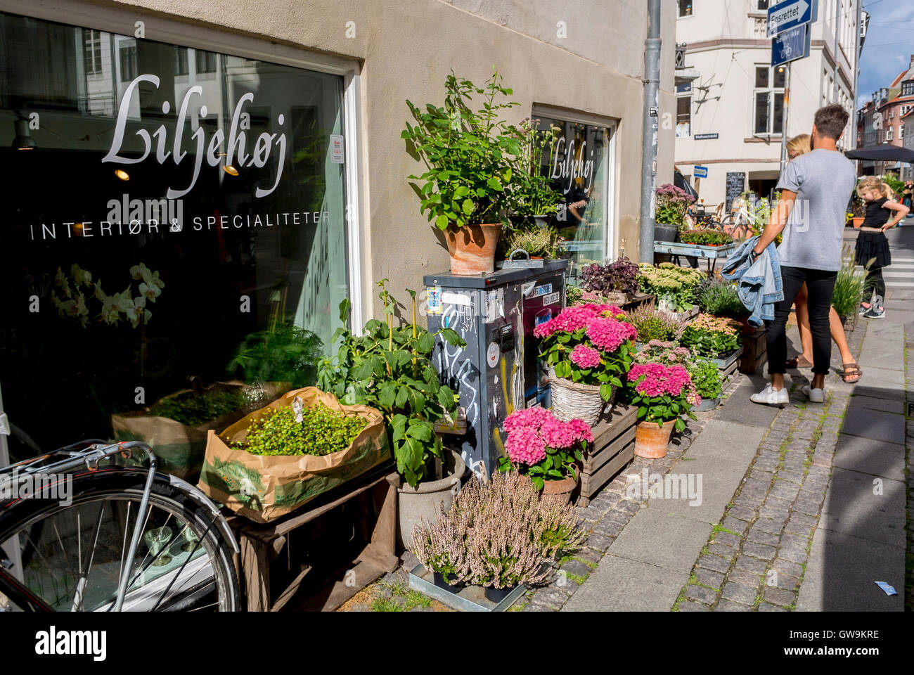 Copenhagen, Denmark, Danish Flowers and design SHop in City Center ...