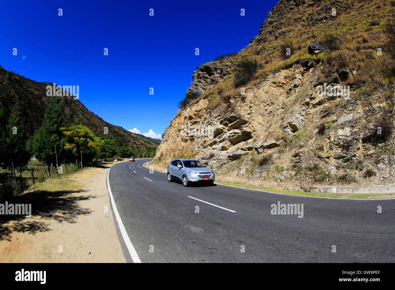 Thimphu road bhutan hi-res stock photography and images - Alamy