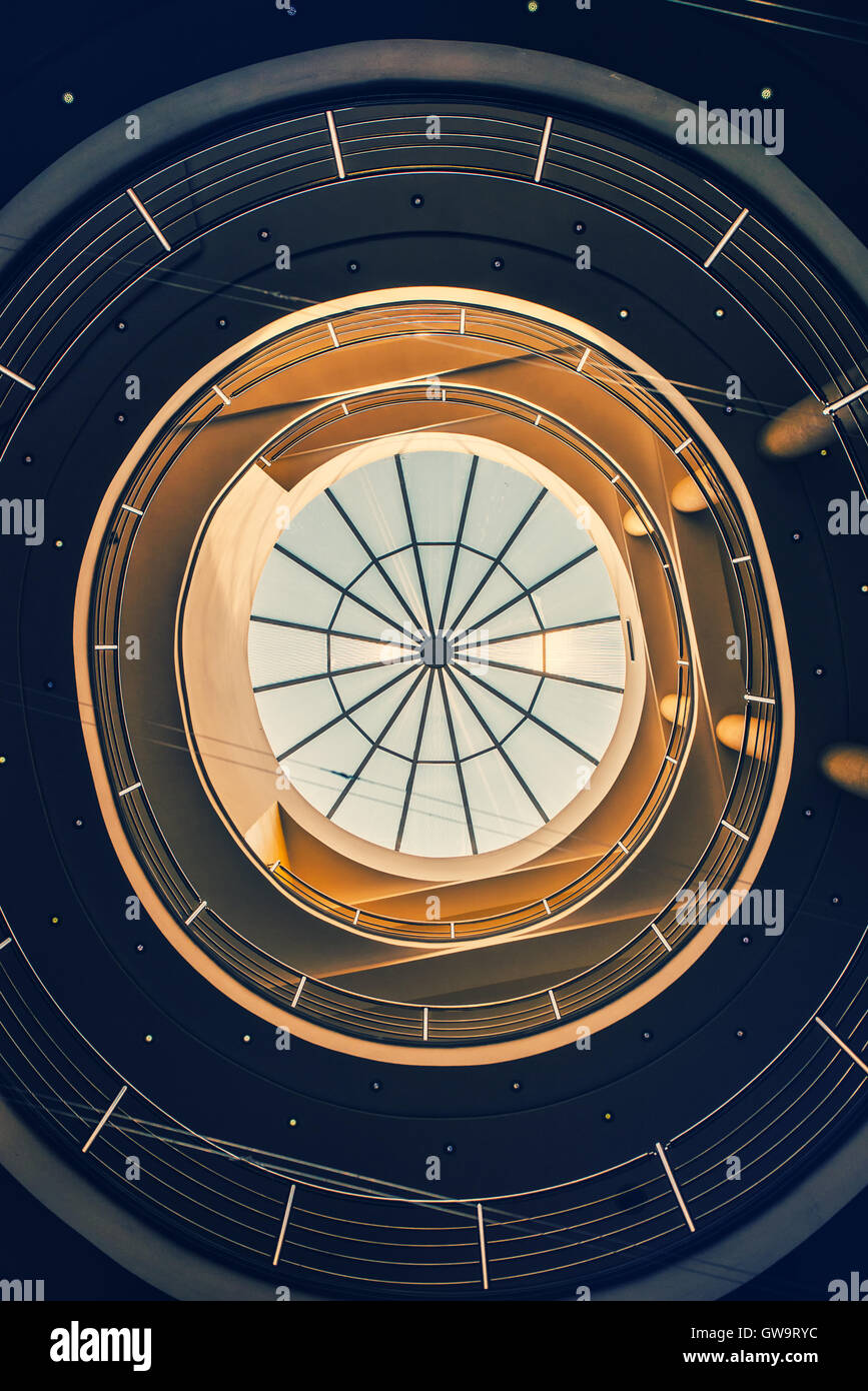 Concentric architecture architectural design hi-res stock photography ...