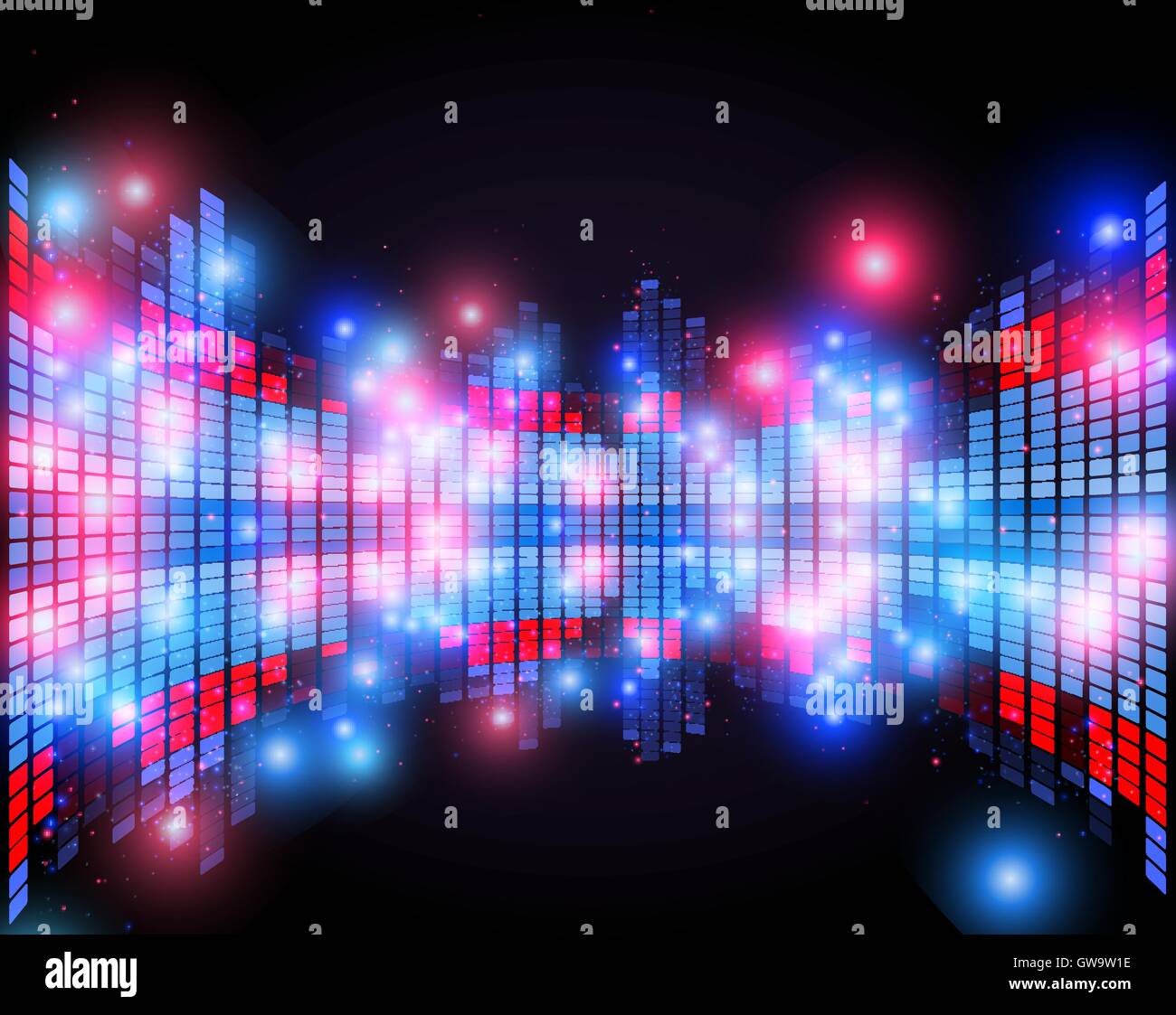 Equalizer on abstract technology background Stock Vector Image & Art ...