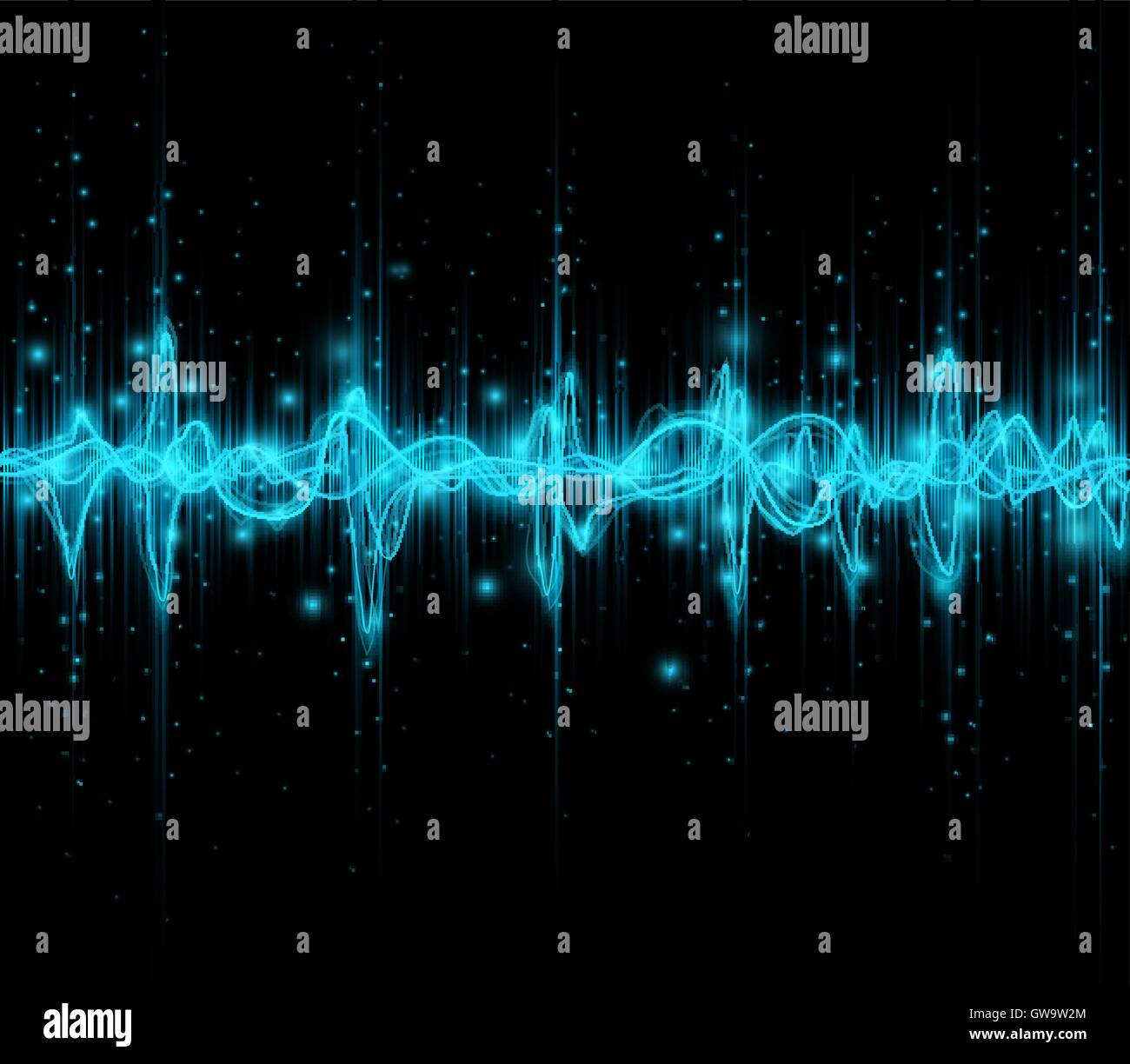 music sound waves Stock Vector Image & Art - Alamy