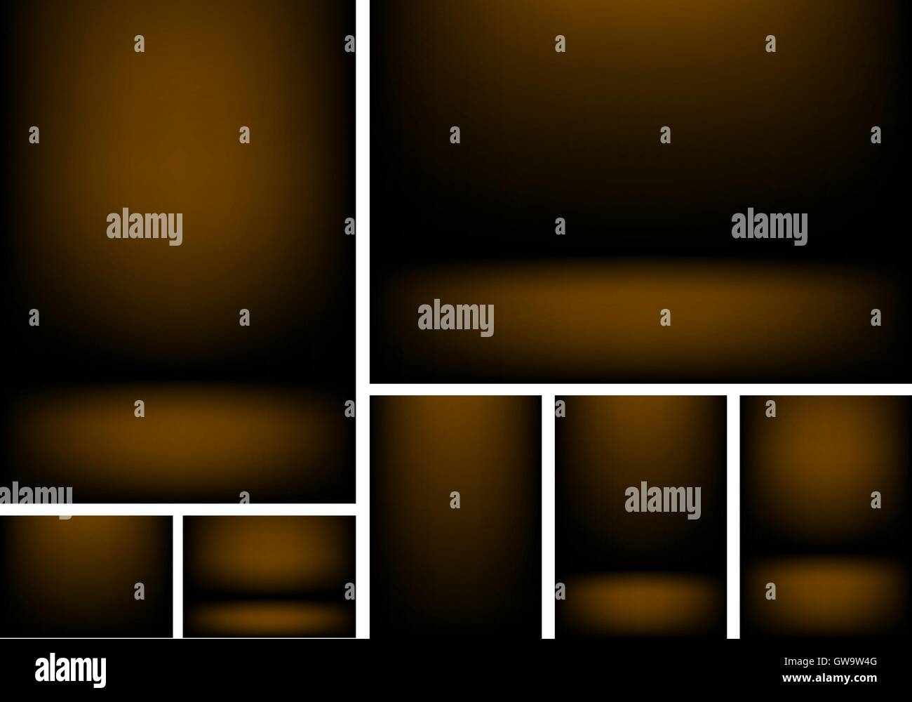 Gradient background set Stock Vector Image & Art - Alamy