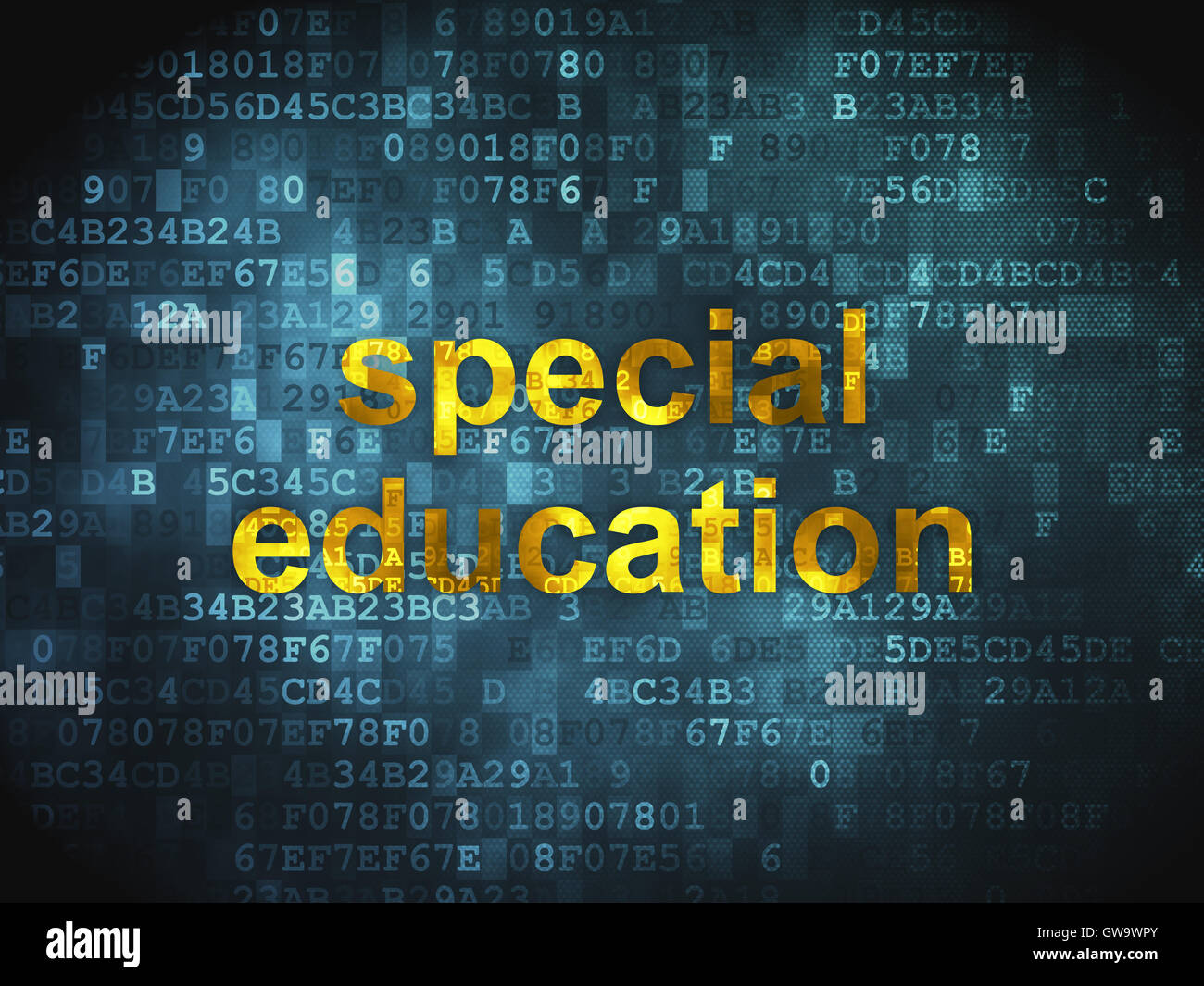 Education concept: Special Education on digital background Stock Photo ...