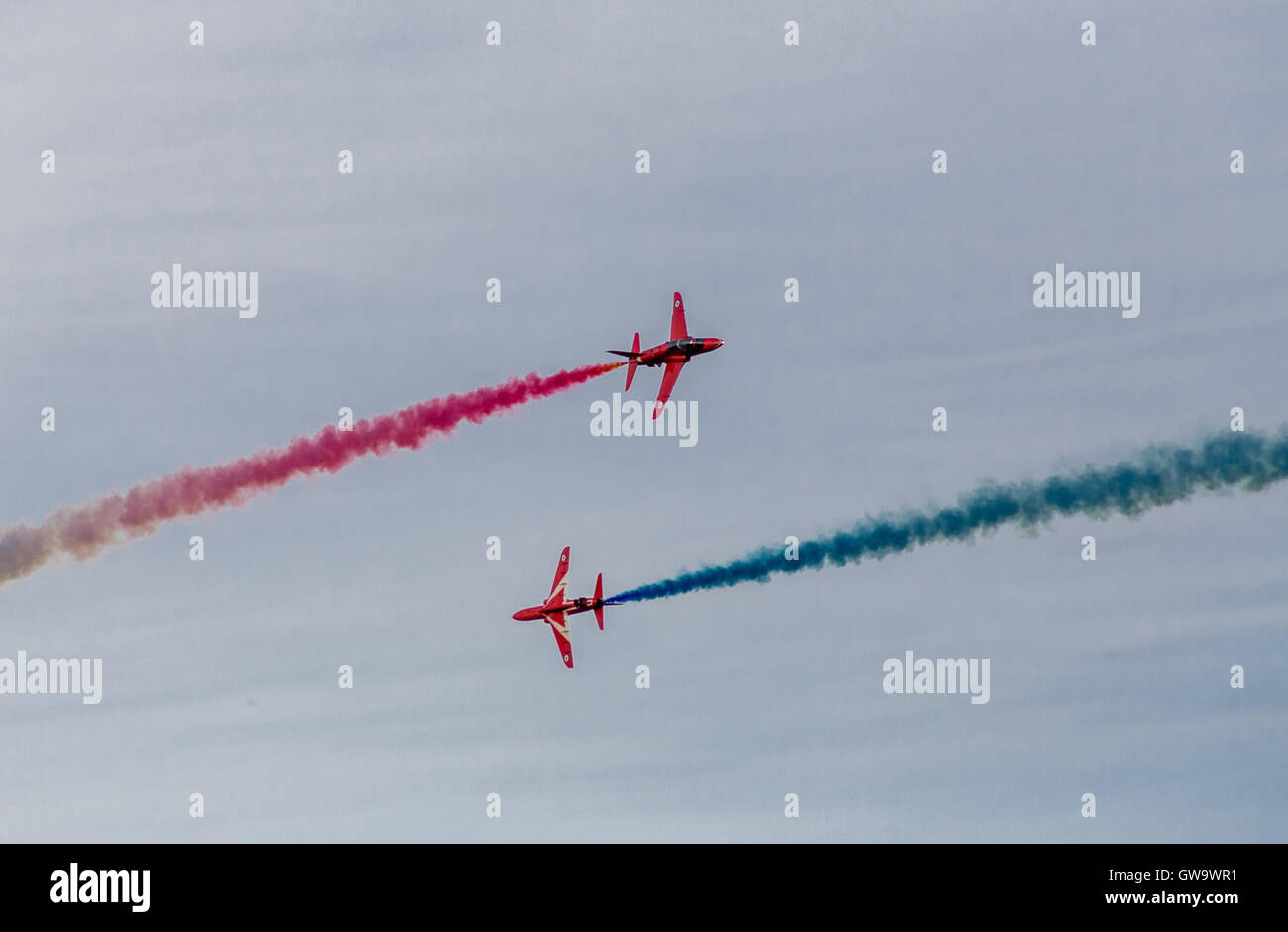 The Red Arrows aerobatics display team (or Royal Air Force Aerobatic ...