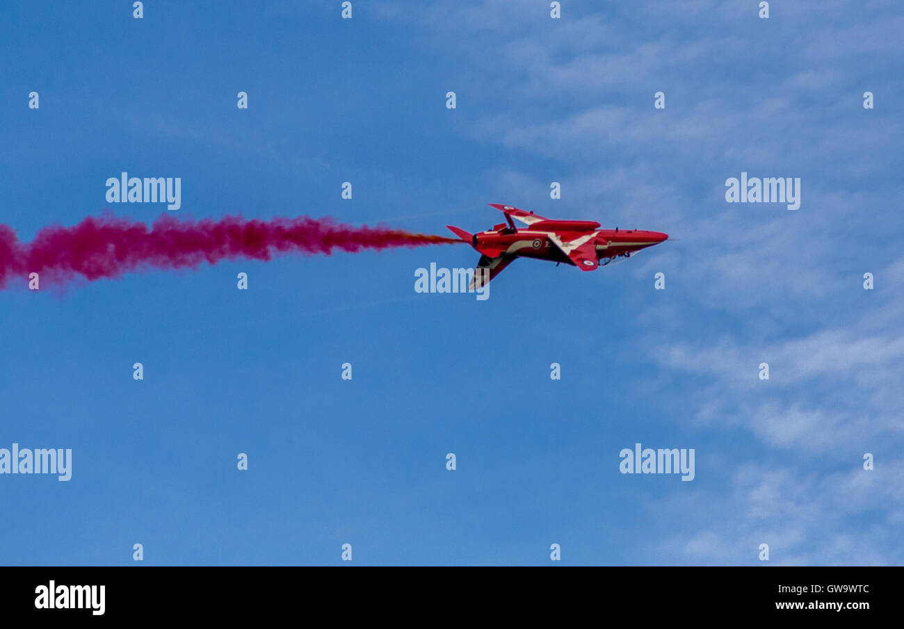 The Red Arrows aerobatics display team (or Royal Air Force Aerobatic ...