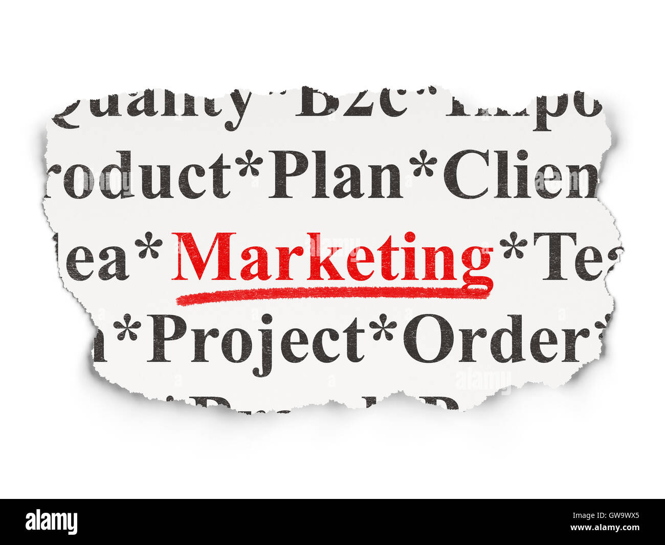 Advertising concept: Marketing on Stock Photo - Alamy