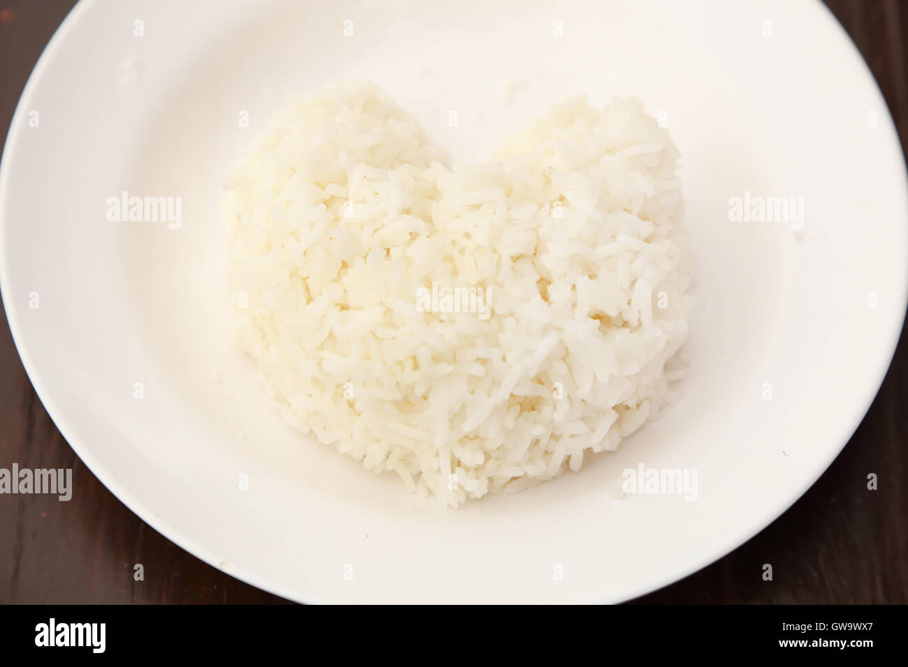 rice heart shape Stock Photo - Alamy