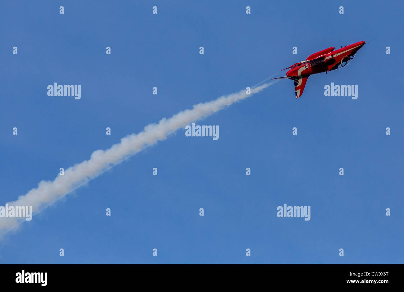 The Red Arrows aerobatics display team (or Royal Air Force Aerobatic ...