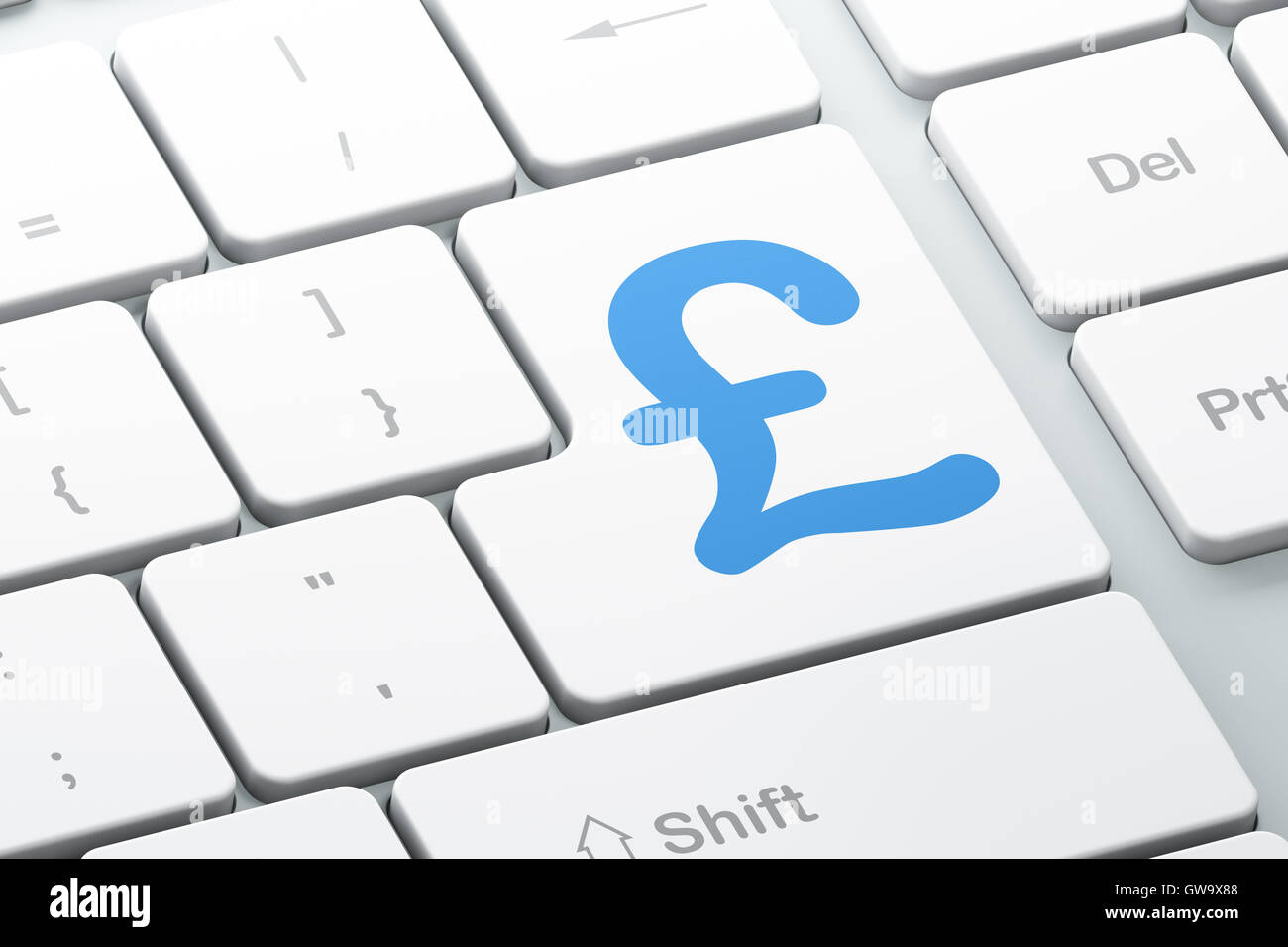 Currency concept: Pound on computer keyboard background Stock Photo - Alamy