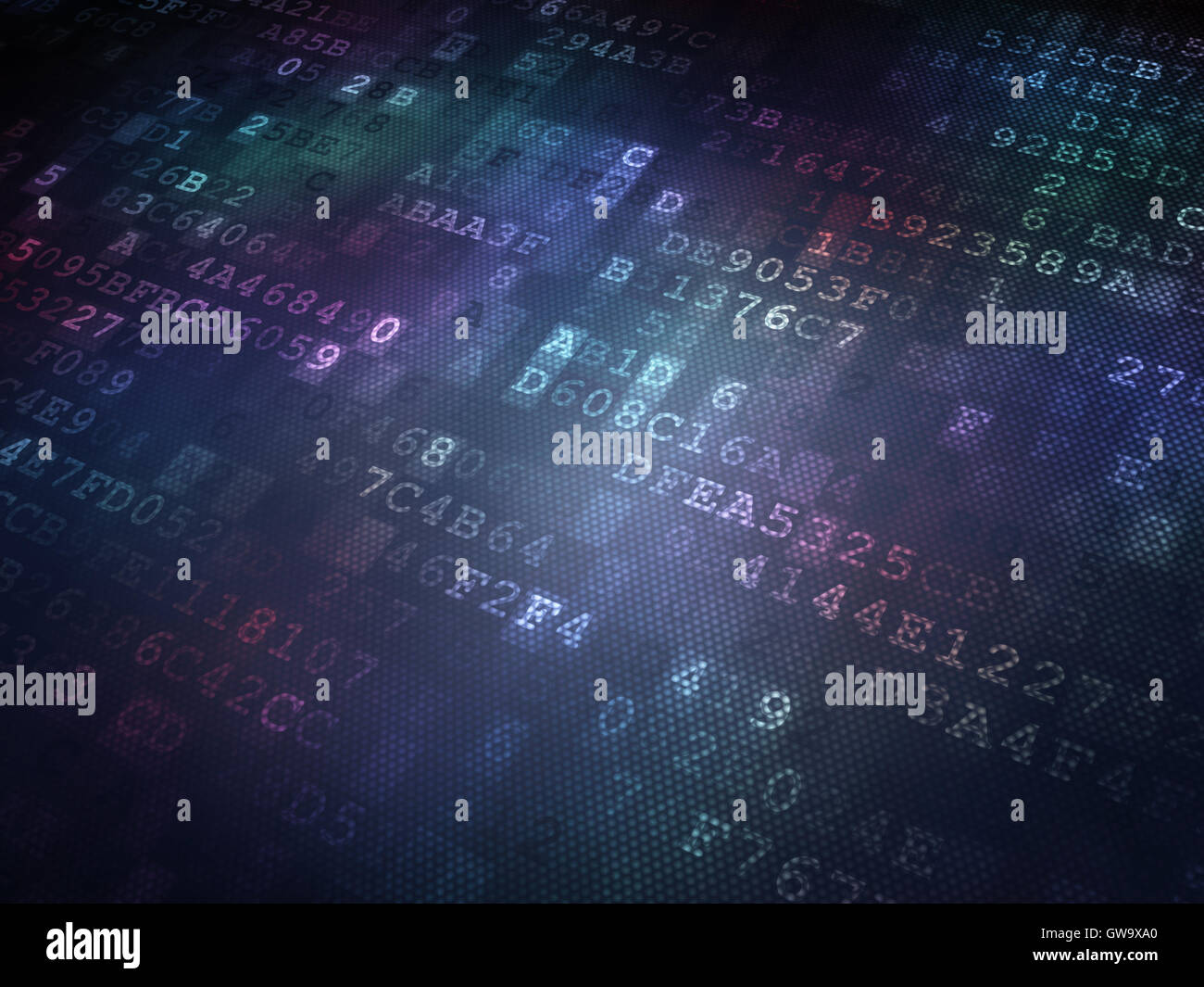 Technology concept: binary code digital background Stock Photo - Alamy