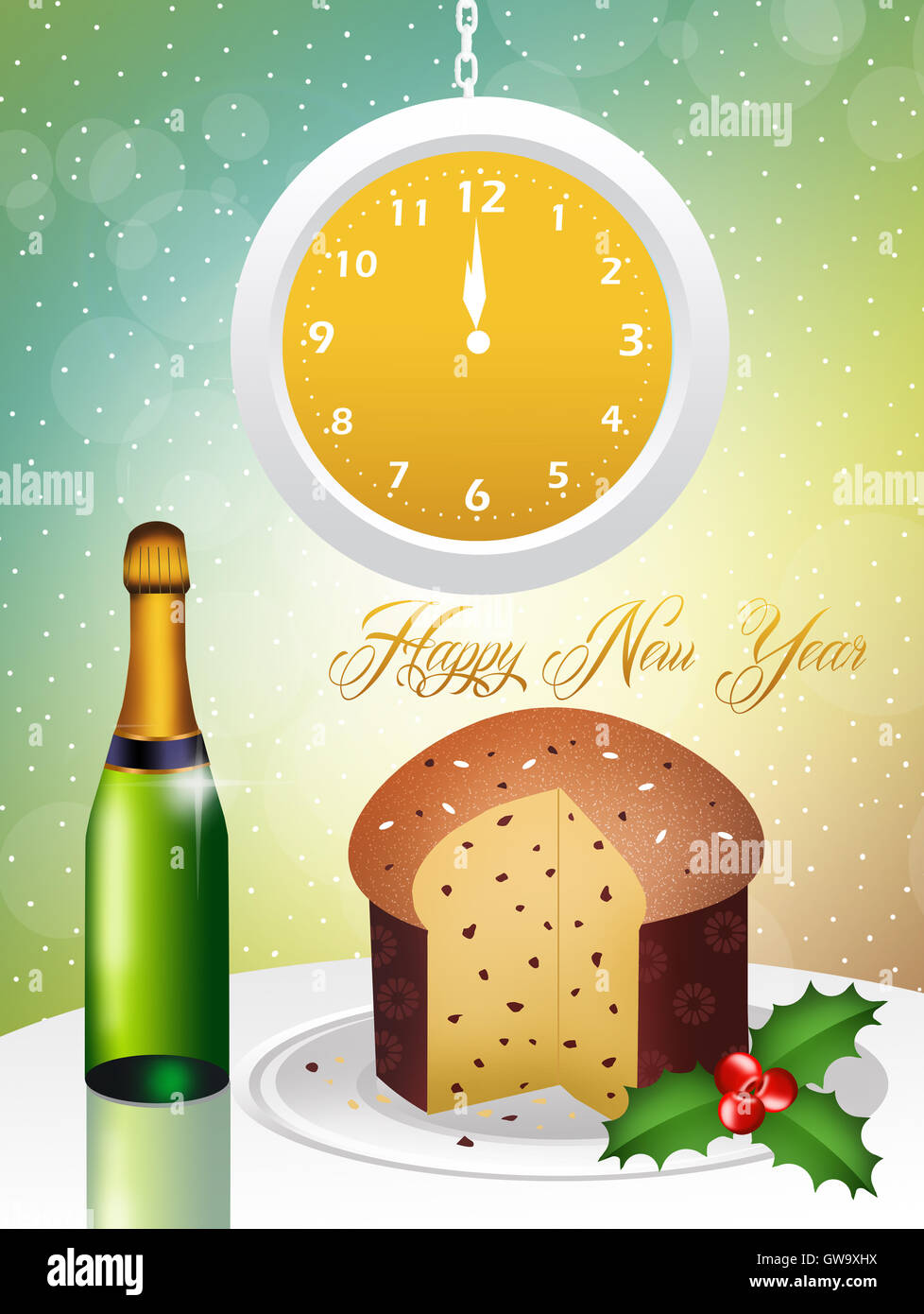New Year's toast Stock Photo - Alamy